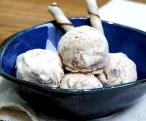 Calorias em 1 Porçoes Sorvete Banana Com Chocolate_Homemade e Fatos ...