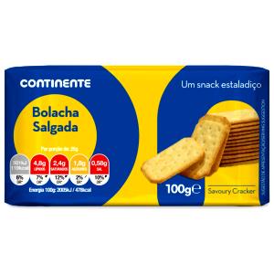 Calorias em 1 Porção Bolacha salgada e Fatos Nutricionais?