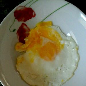 Calorias em 1 Porção Ovo galinha frito com sal e Fatos Nutricionais?